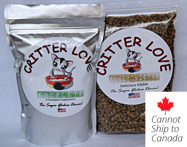 Critter Love Complete & Honey & Nectar Combo - Sugar Glider Diet